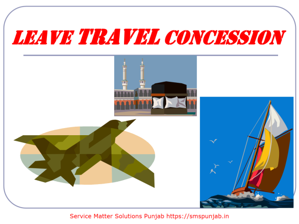 Leave Travel Concession ( LTC) for Employees and Pensioners - Service ...